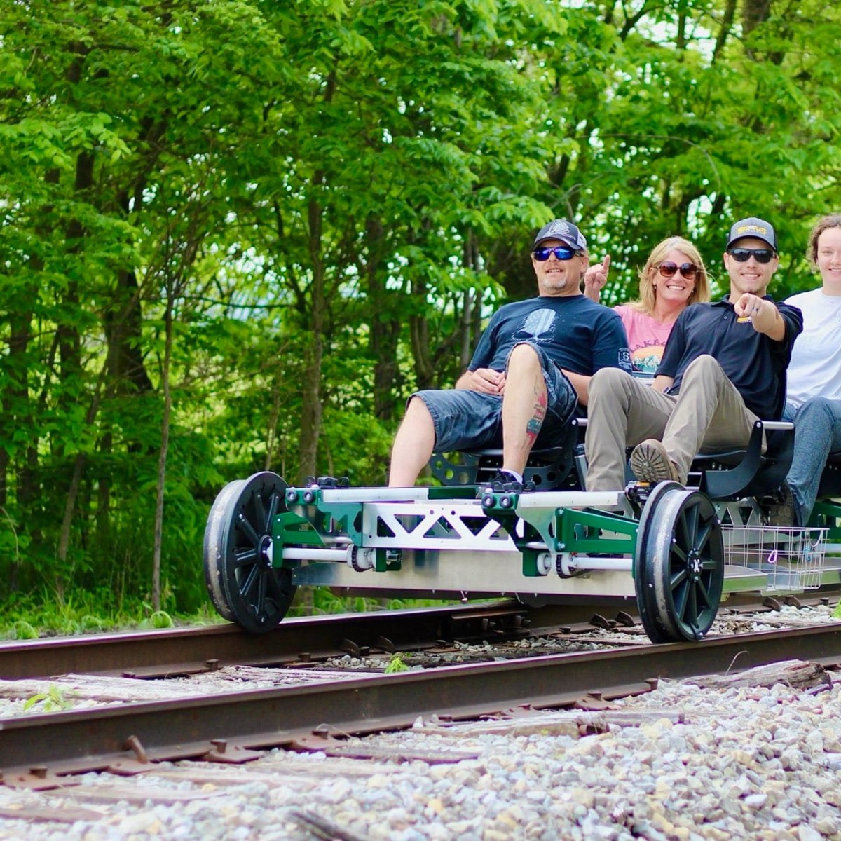 Nickel Plate Express | Noblesville Train Ride | Nickel Plate Railbikes